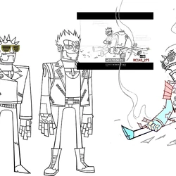 randy cunningham coloring pages