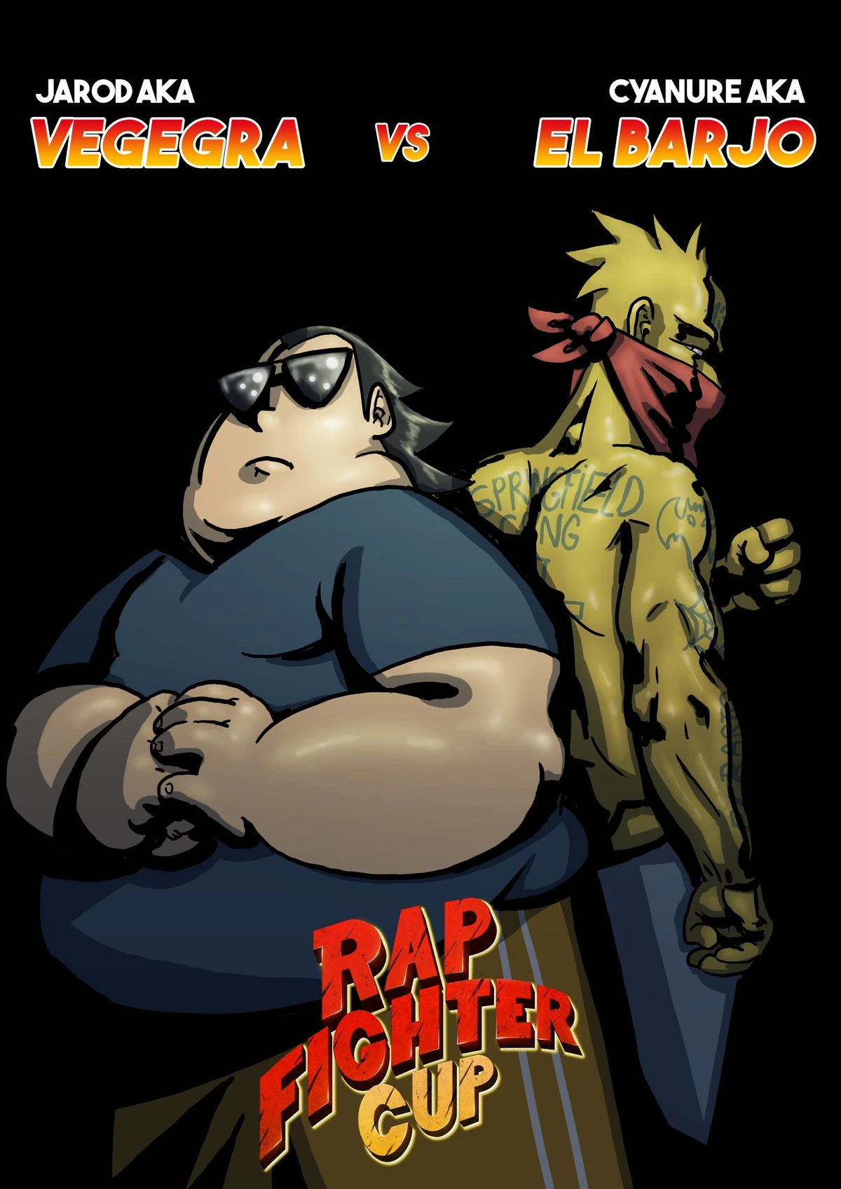 El Barjo VS Vegegra | Wiki Rap Fighter Cup | Fandom