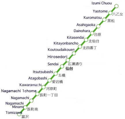 Sendai City Subway | Rapid Transit Wiki | Fandom
