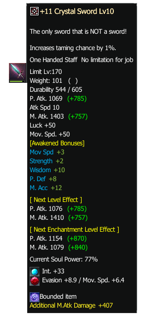 Crystal Sword | Rappelz Wiki | Fandom