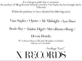 X Records | Rapper Council Wiki | Fandom