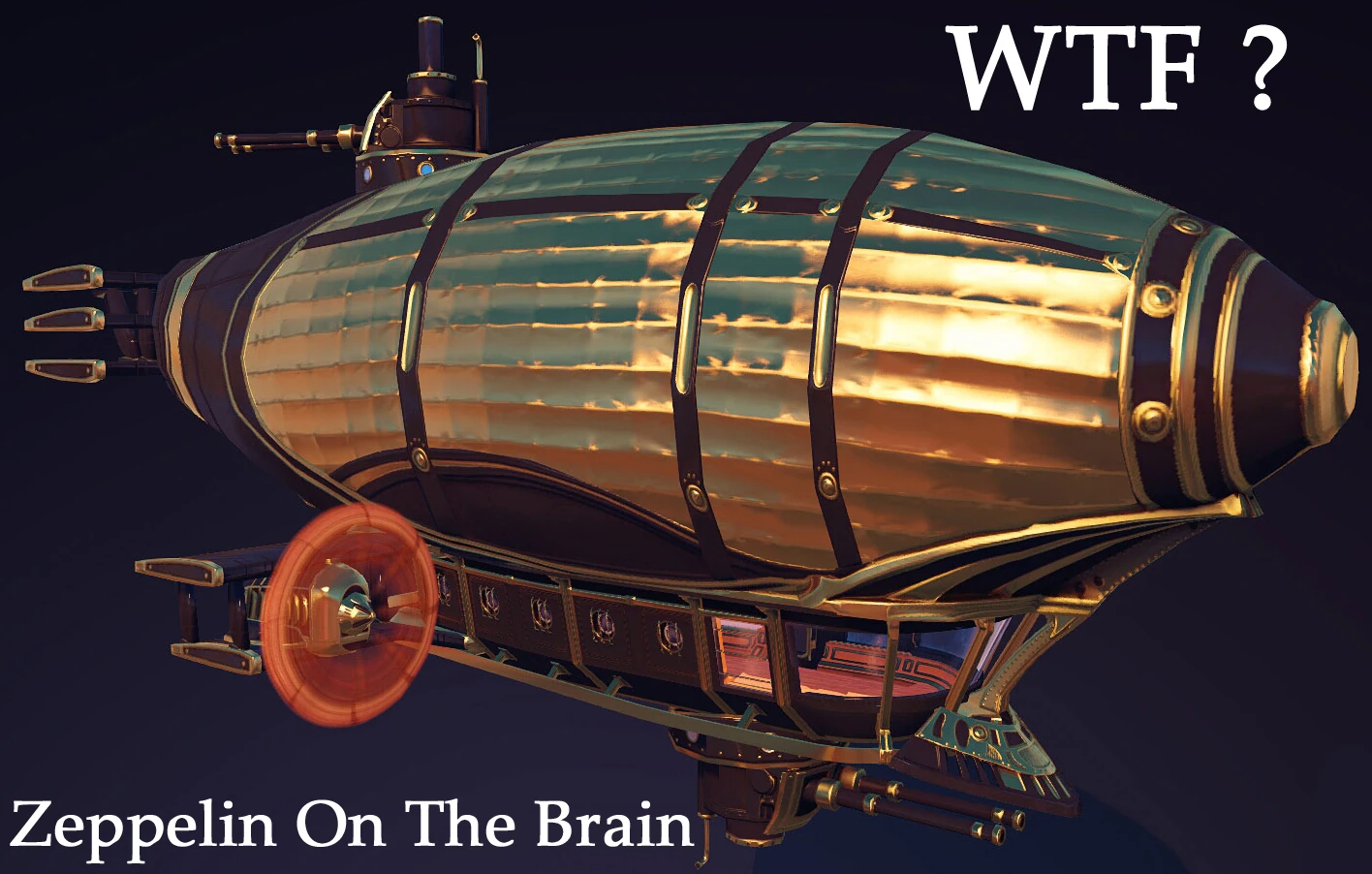 Steampunk War Zeppelin