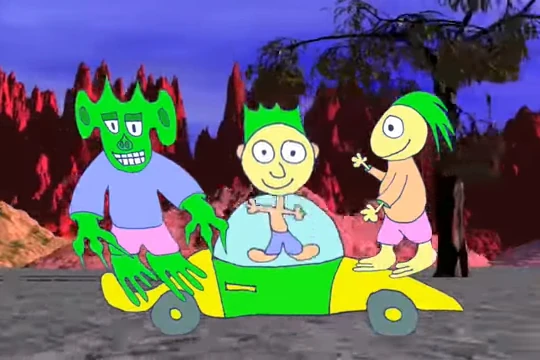 SCENE 5: HAPPYMAN on the RED PLANET and GEORGE | Ratboy Genius Wikia ...