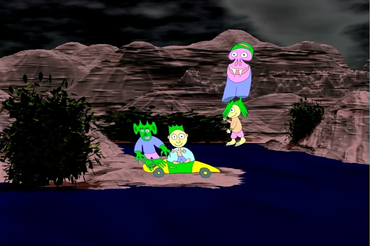 Scene 7: Happyman on the Red Planet and George | Ratboy Genius Wikia ...