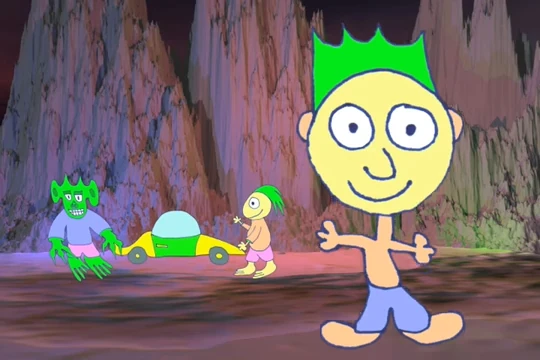 SCENE 4: HAPPYMAN on the RED PLANET and GEORGE | Ratboy Genius Wikia | Fandom