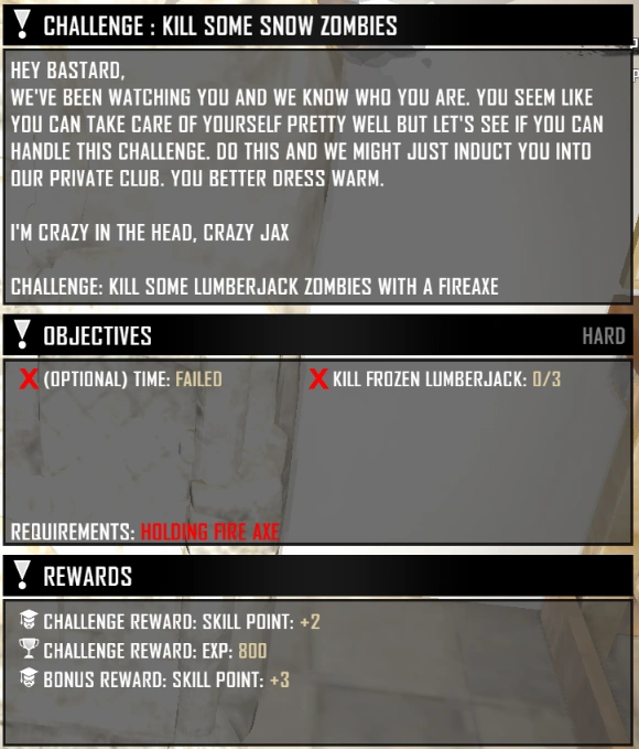 Zombie Kill Quests | Ravenhearst.7d2d Wiki | Fandom