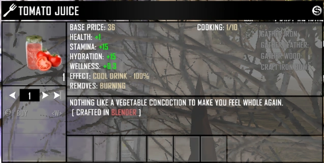 Tomato Juice | Ravenhearst.7d2d Wiki | Fandom