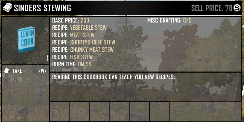 Sinders Stewing | Ravenhearst.7d2d Wiki | Fandom