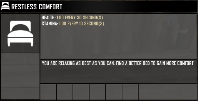 Restless Comfort | Ravenhearst.7d2d Wiki | Fandom