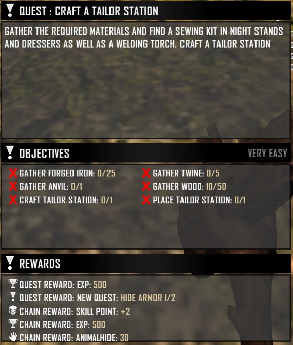 Craft a Tailor Station | Ravenhearst.7d2d Wiki | Fandom