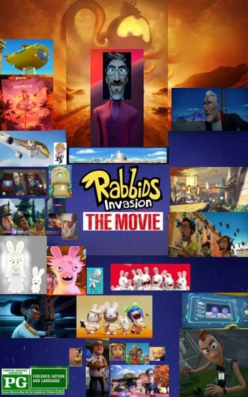 Rabbids Invasion The Movie (3D Animated) | Raving Rabbids Fanon Wiki ...