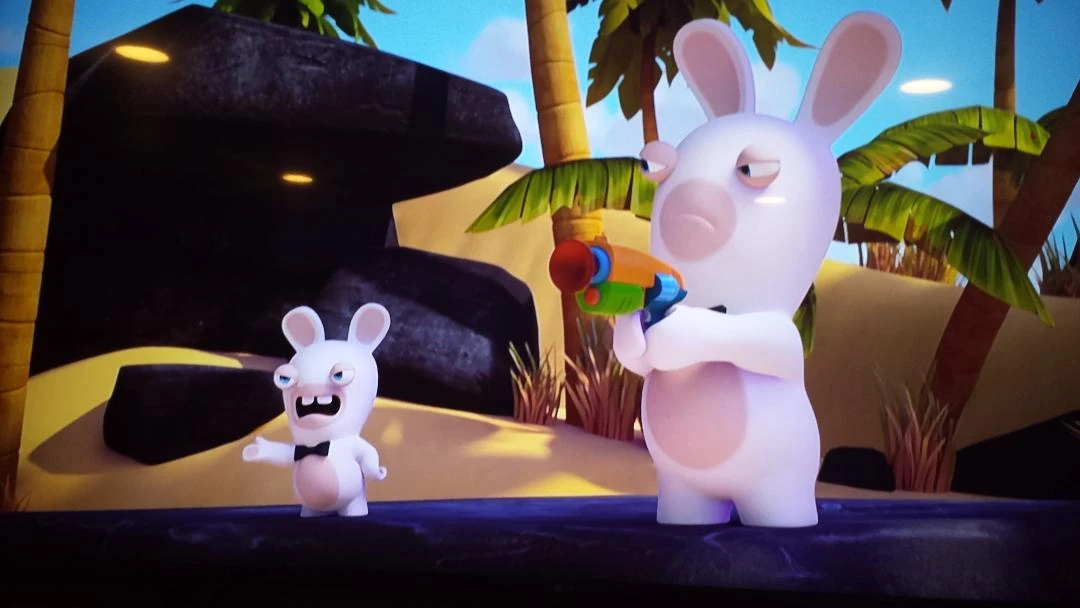 Rabbid 000 vs The Son Of Dark Rabbid | Raving Rabbids Wiki | Fandom