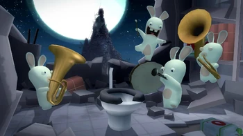 The Rabbid Brass Band | Raving Rabbids Wiki | Fandom