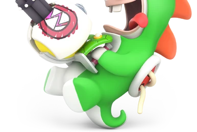 how to draw rabbid yoshi