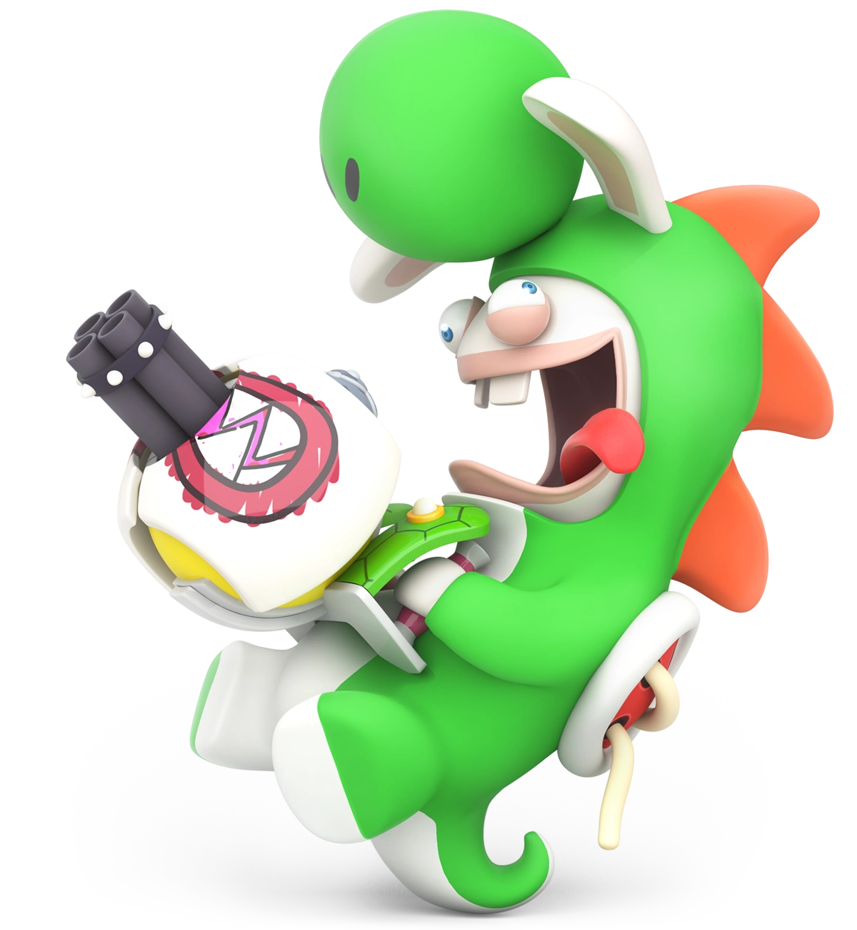 Rabbid Yoshi | Raving Rabbids Wiki | Fandom