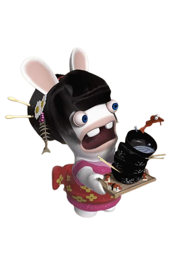 Geisha Rabbid | Raving Rabbids Wiki | Fandom