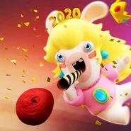 Rabbid Peach | Raving Rabbids Wiki | Fandom