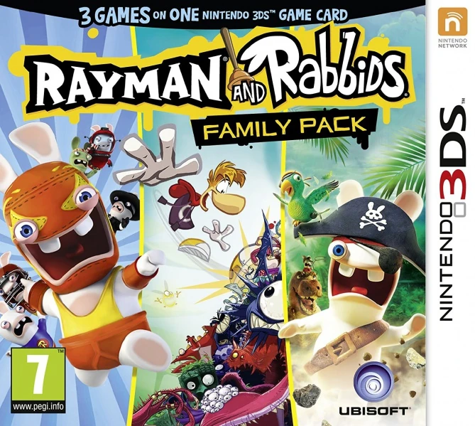 Rayman and Rabbids Family Pack | Raving Rabbids Wiki | Fandom