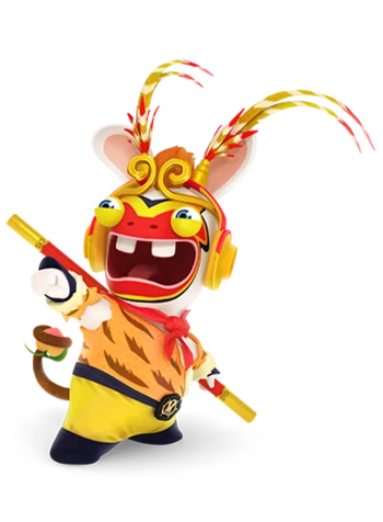 Rabbid Monkey King | Raving Rabbids Wiki | Fandom