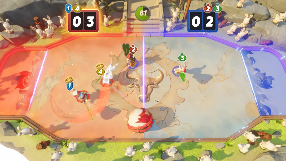 Bull Family Plays Ball | Raving Rabbids Wiki | Fandom