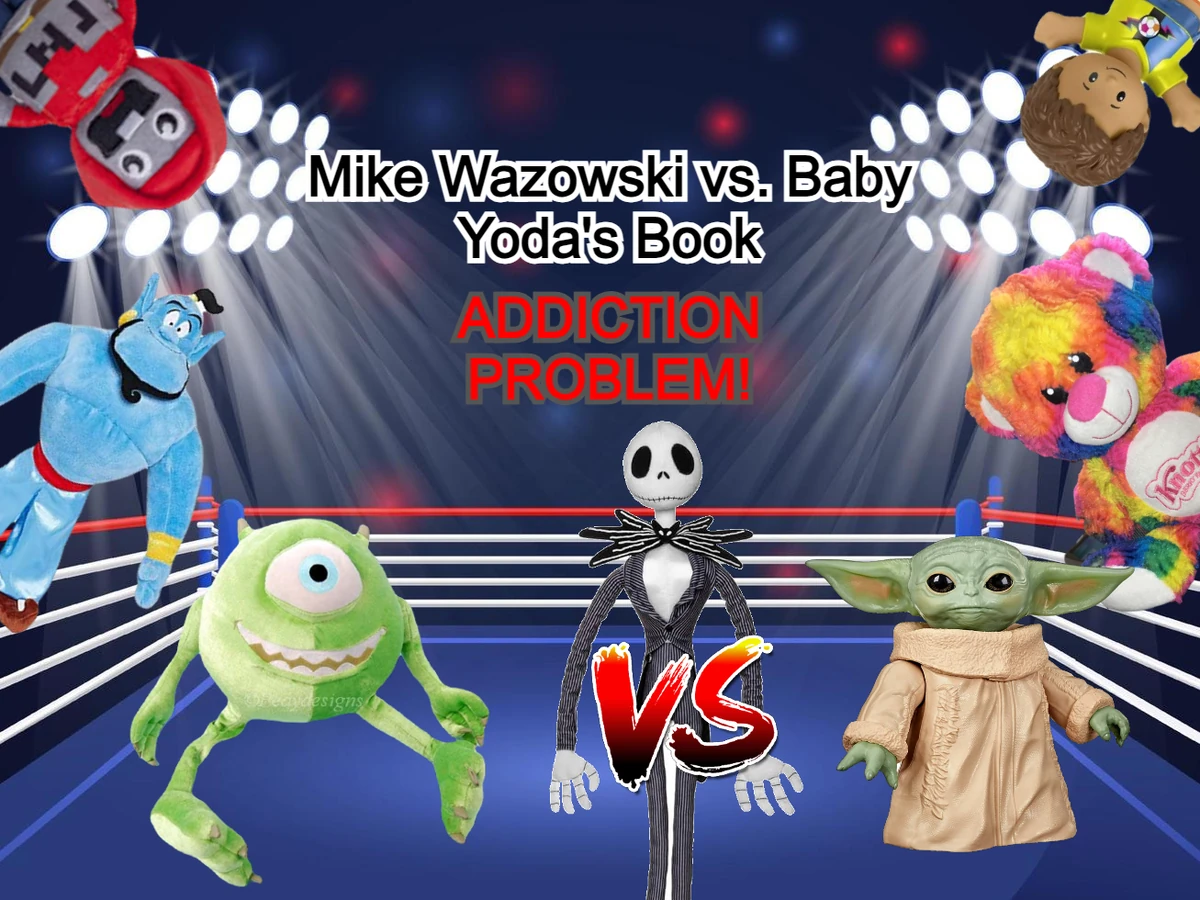 Mike Wazowski vs. Baby Yoda's Book ADDICTION PROBLEM! | RAWs Vegas ...