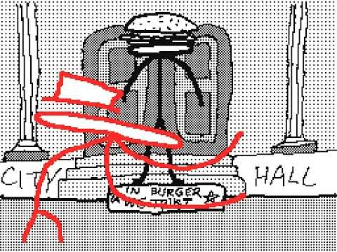 the burger man statue | Raxdflipnote Wiki | Fandom