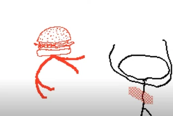 burger man | Raxdflipnote Wiki | Fandom
