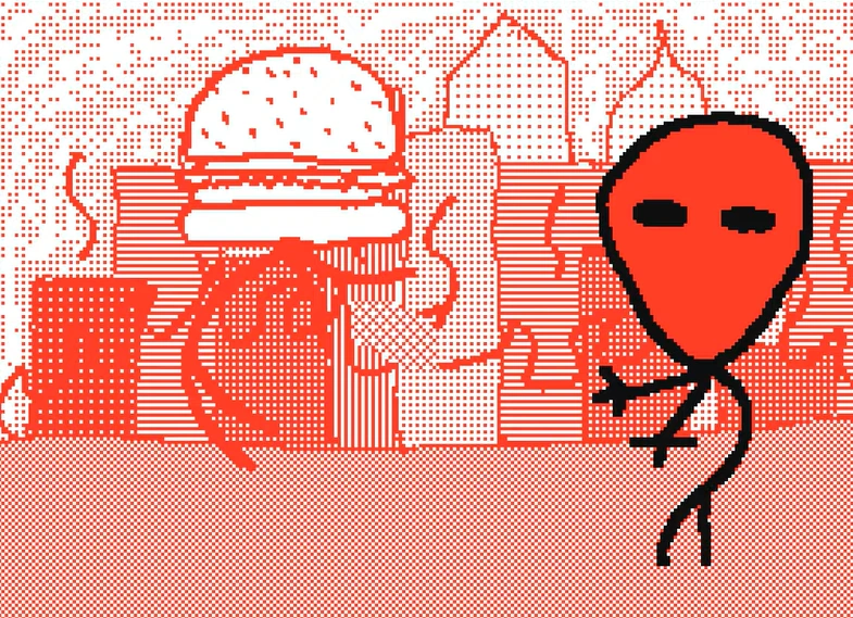 burger man saves the city | Raxdflipnote Wiki | Fandom
