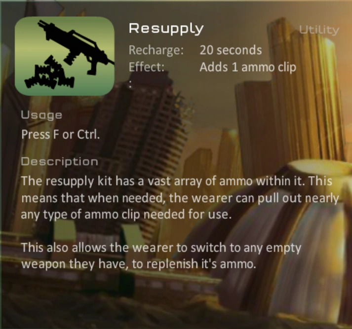 Resupply | Raze Wiki | Fandom