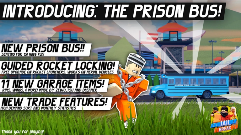 Update Log | Jailbreak Wiki | Fandom