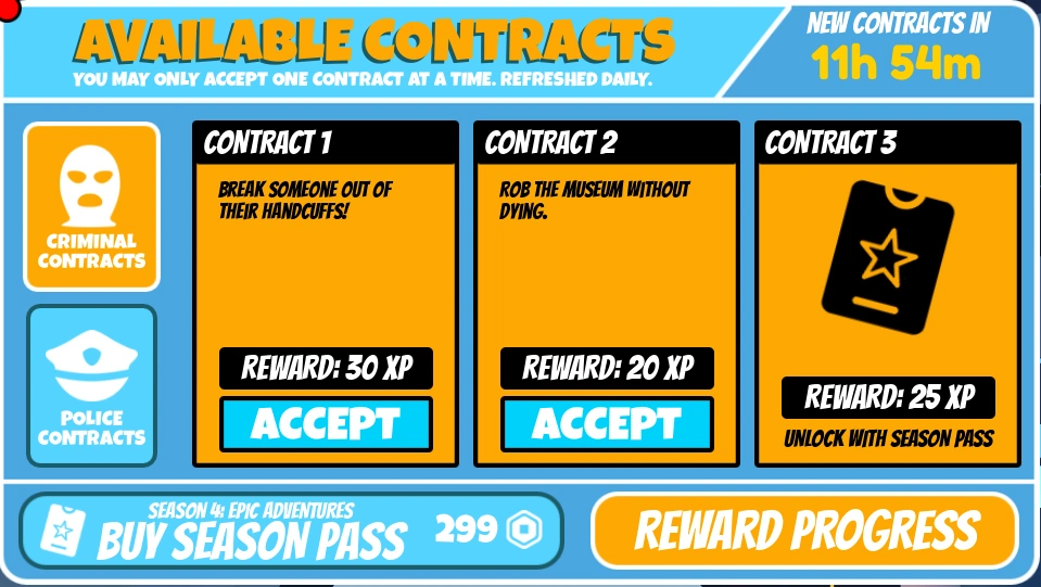 Contracts | Jailbreak Wiki | Fandom