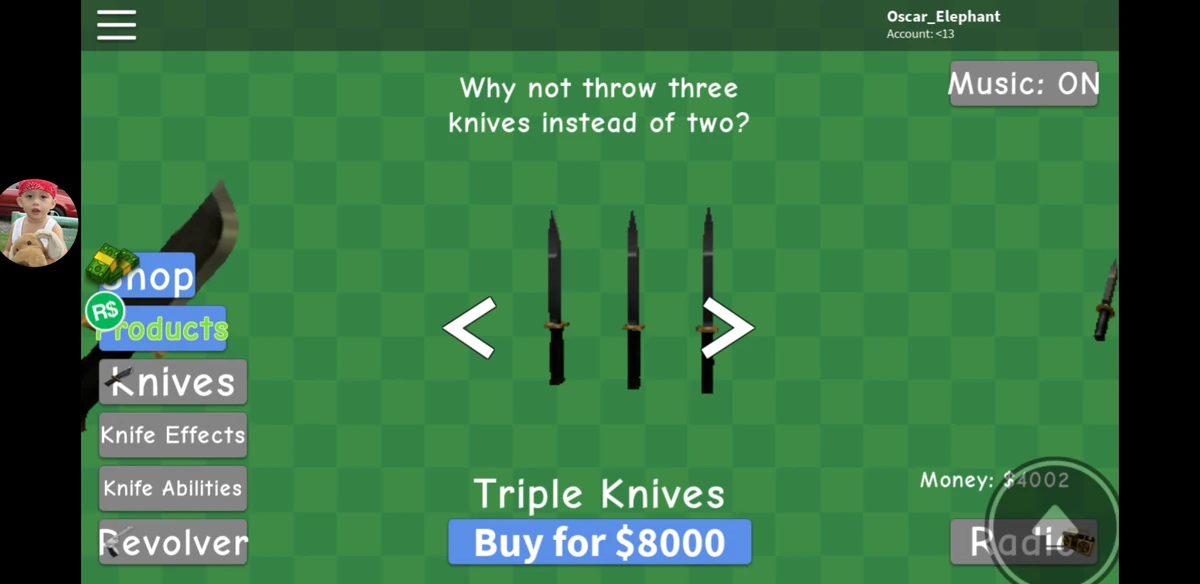 Triple Knives | Knife Simulator Wiki | Fandom