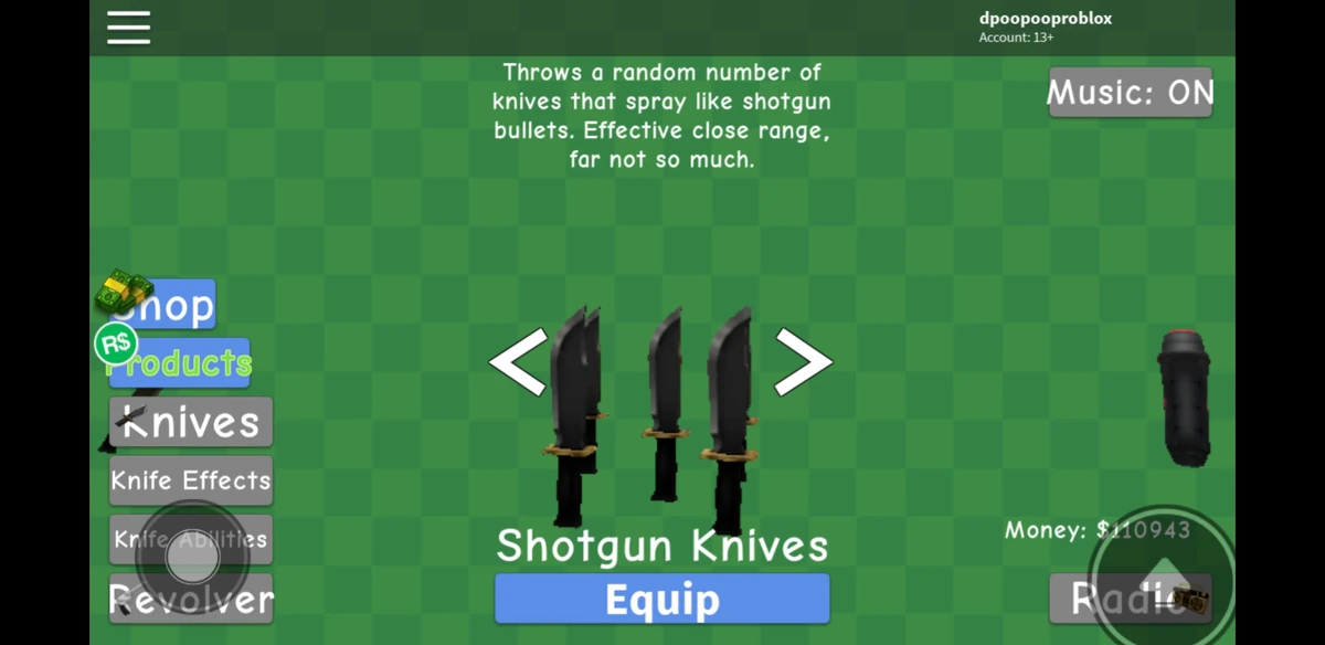 Shotgun Knives | Knife Simulator Wiki | Fandom