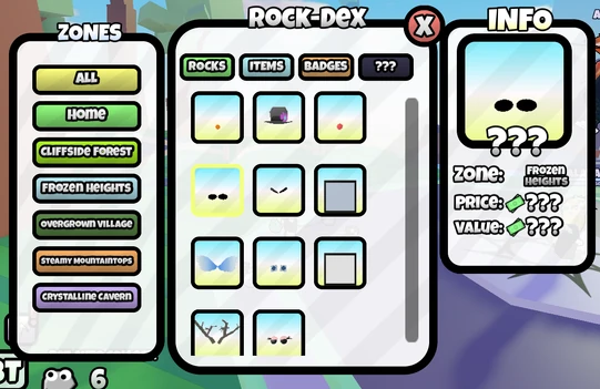 Rock-Dex | Roblox ROCKS! Wiki | Fandom