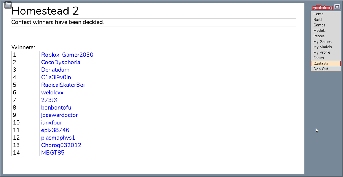 Homestead 2 | RBLX04 Archival & Documentation Wiki | Fandom