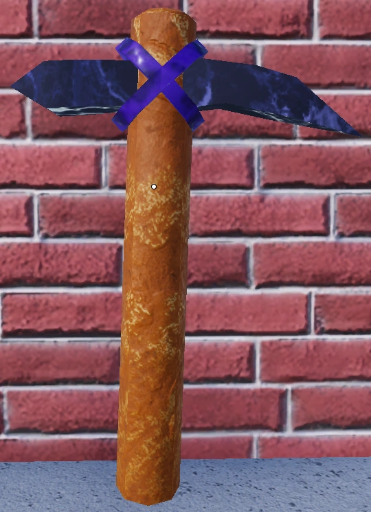 Meteorite Pickaxe | Official ROBLOX Handyman Wiki | Fandom
