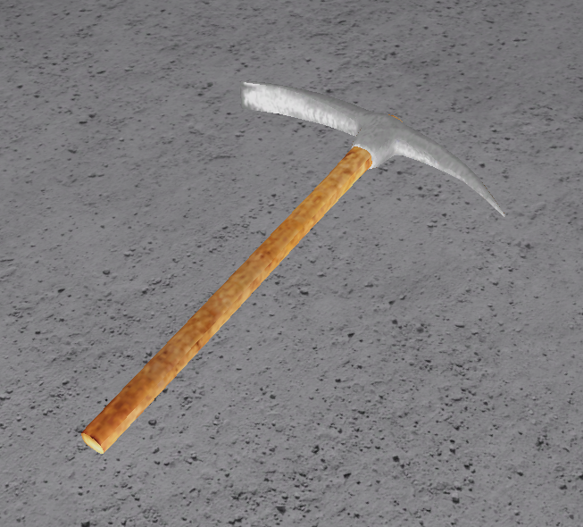 Classic Iron Pickaxe Official Roblox Handyman Wiki Fandom