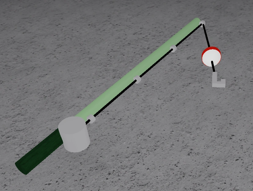 Luring Fishing Pole | Official ROBLOX Handyman Wiki | Fandom