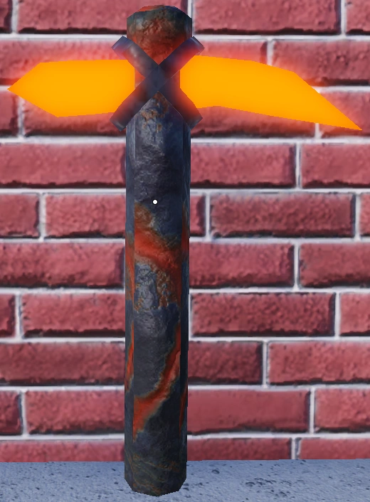 Molten Pickaxe | Official ROBLOX Handyman Wiki | Fandom