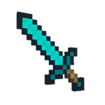 how to draw diamond sword minecraft