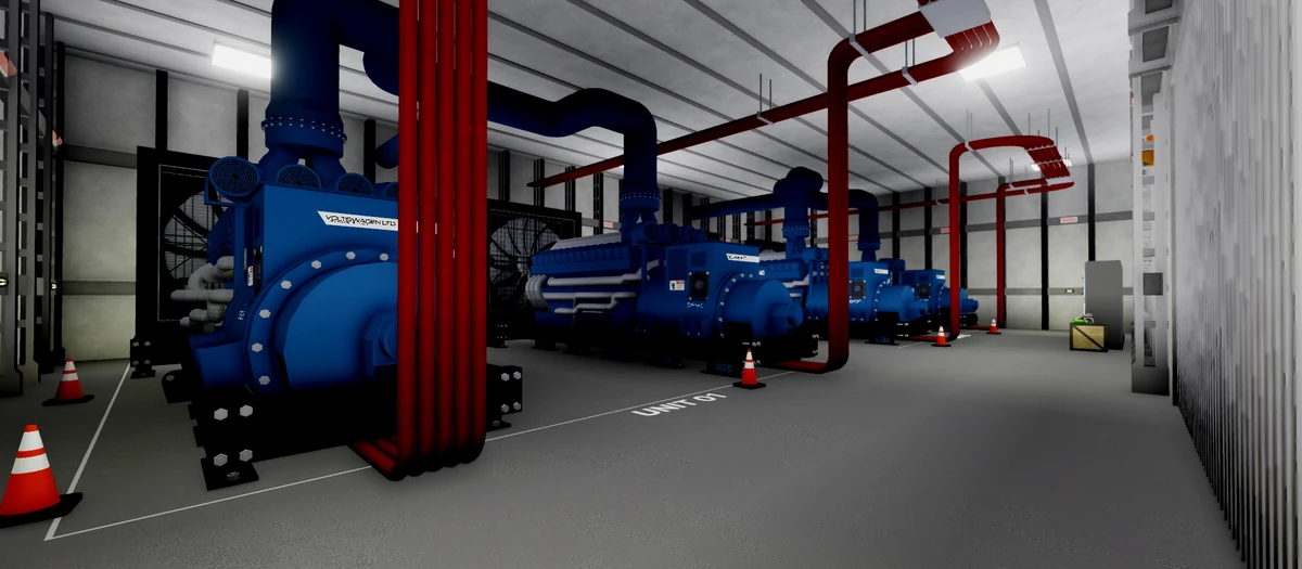 Emergency Diesel Generator Bay | Roblox Realistic Boiling Water Reactor ...