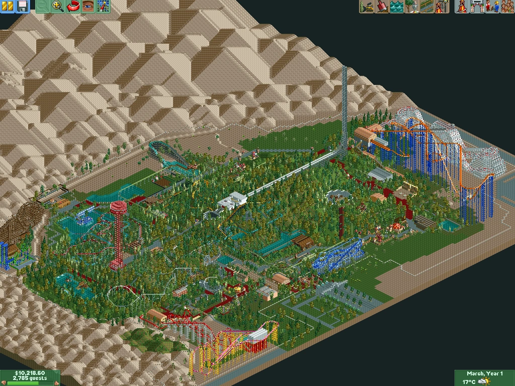Six Flags Magic Mountain | RollerCoaster Tycoon | Fandom