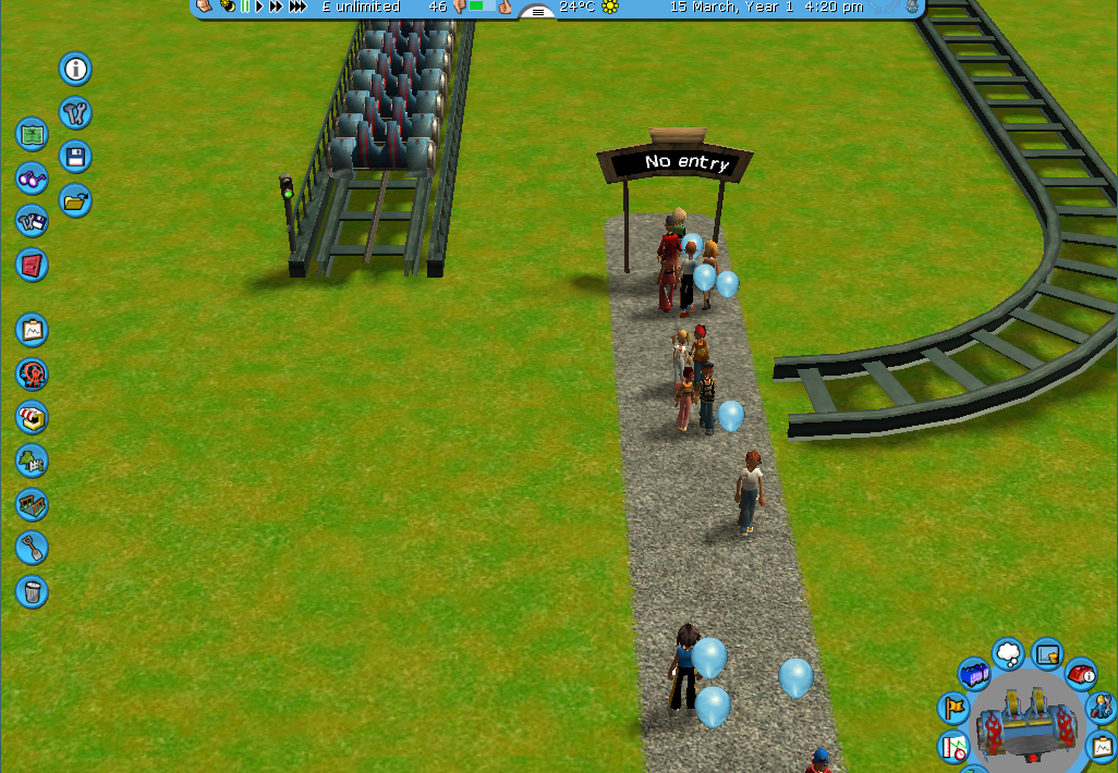 Peep Bowling | RollerCoaster Tycoon | Fandom