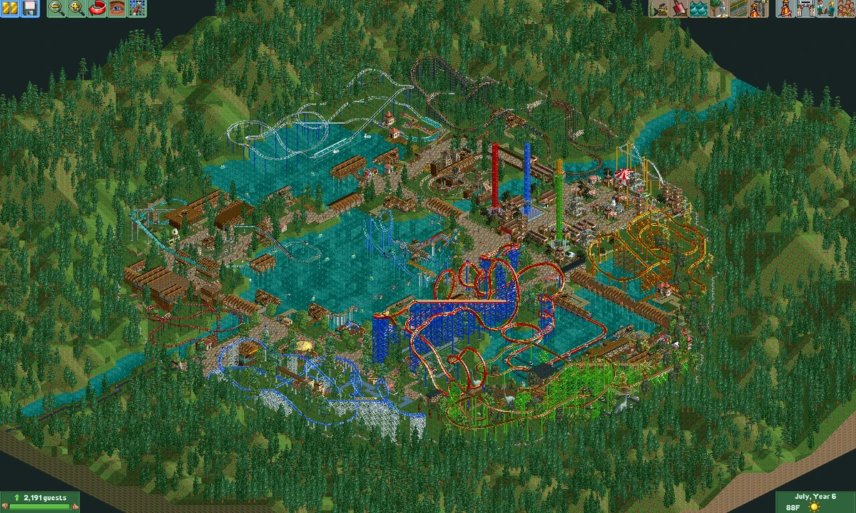 Lucky Lake/Scenario Guide | RollerCoaster Tycoon | Fandom