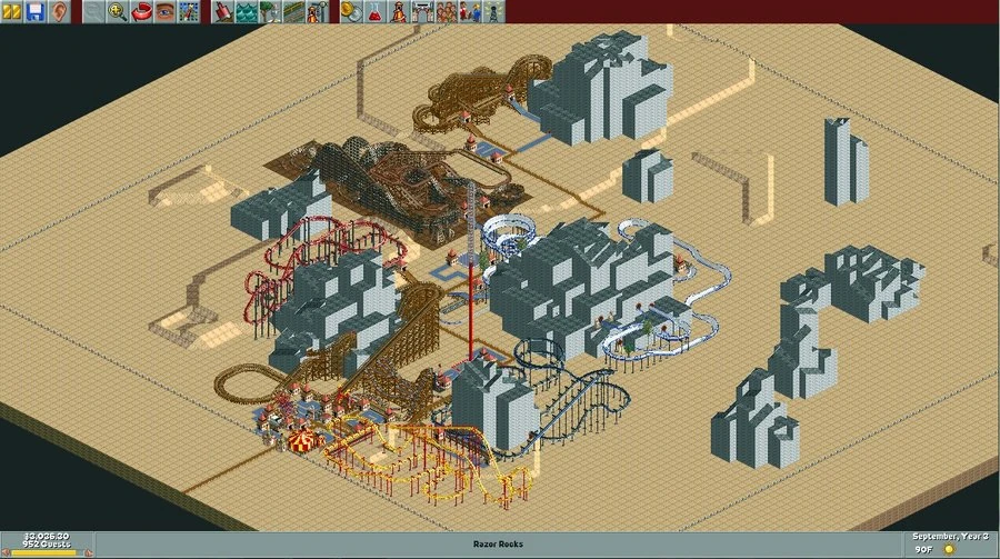 Razor Rocks/Scenario Guide | RollerCoaster Tycoon | Fandom