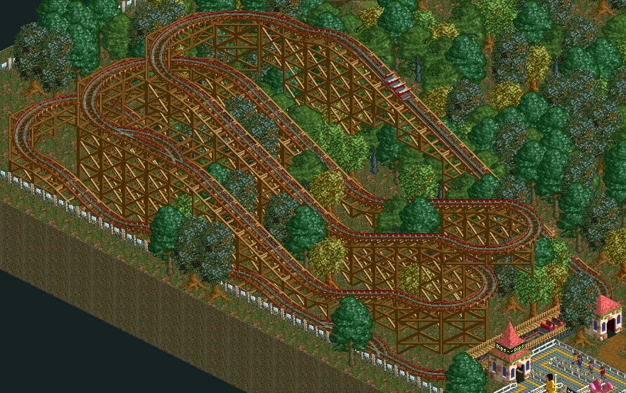 Reverser Roller Coaster | RollerCoaster Tycoon | Fandom