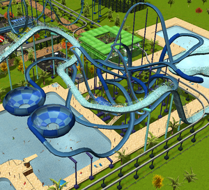 H2Oslide Bowl | RollerCoaster Tycoon | Fandom