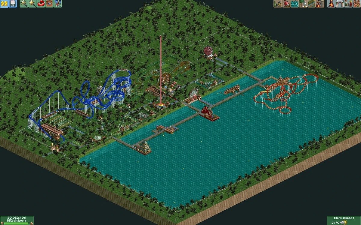 Majestic Lake | RollerCoaster Tycoon | Fandom