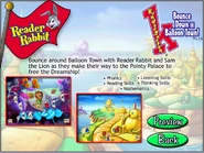 Reader Rabbit Kindergarten: Bounce Down in Balloon Town! | Reader ...