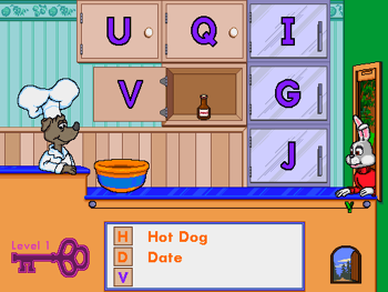 ABC Diner (activity) | Reader Rabbit Wiki | Fandom
